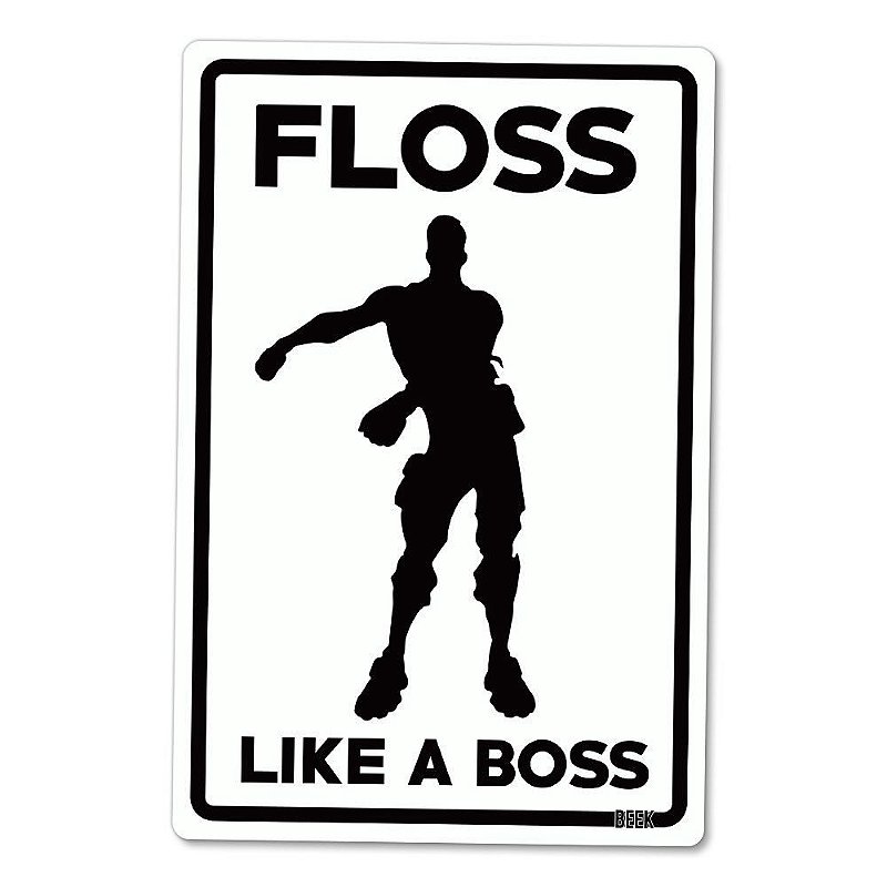 Placa Decorativa Fortnite floss like a boss , PD39, 24 X 16 cm - Loja ...