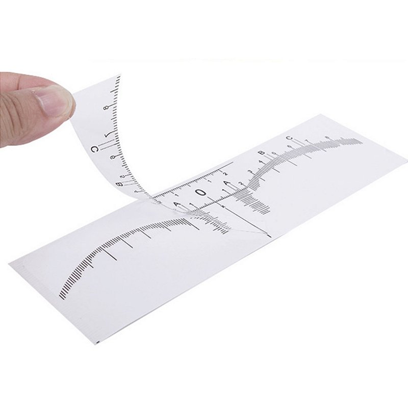 Régua Adesiva Simétrica Para Sobrancelhas 3 Unidades Dani Beleza Se