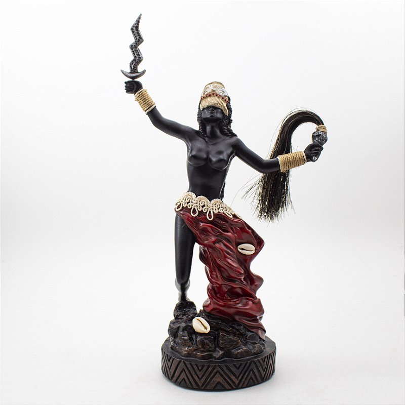 Imagem Iansã Luxo Resina 35 cm - Amém decoração religiosa