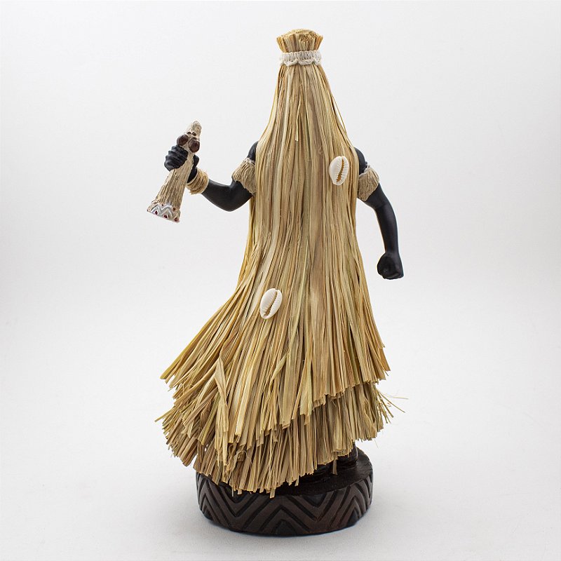 Imagem Obaluaê Luxo Resina 27 cm - Amém decoração religiosa