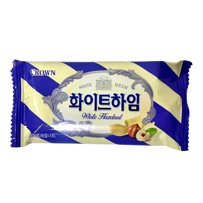 Biscoito White Heim - Crown - Und - Made In Korea Minas