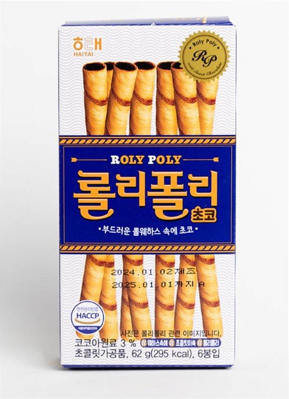 Roly Poly - Chocolate 62g - Made In Korea Minas