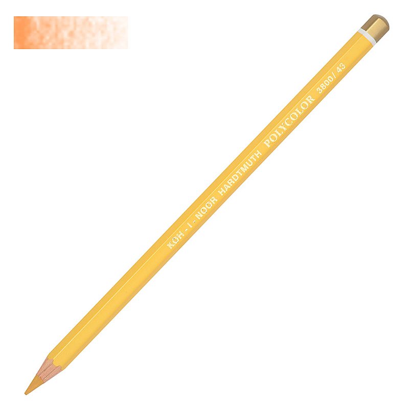 Lápis de Cor Avulso Polycolor Koh-I-Noor Naple Yellow Light 43 ...
