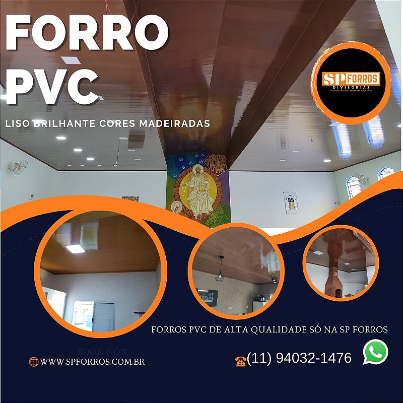 Forro de PVC liso 8mm x 20cm x 3.0 m mogno brilho madex - Forro PVC ...