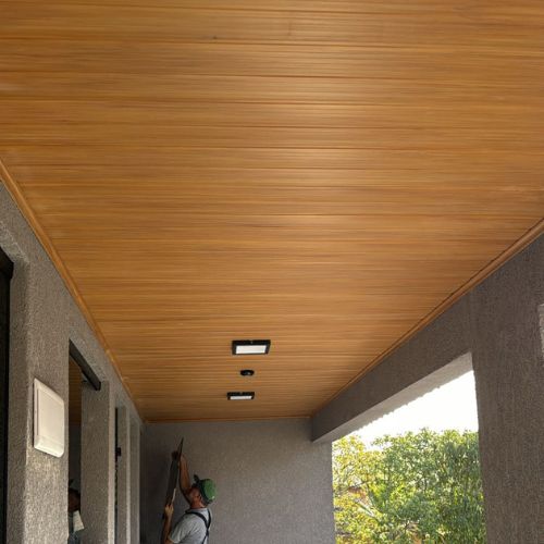 Forro pvc madeira cerejeira 4 ou 6 mts-pvc madeira Permatti - Forro PVC ...