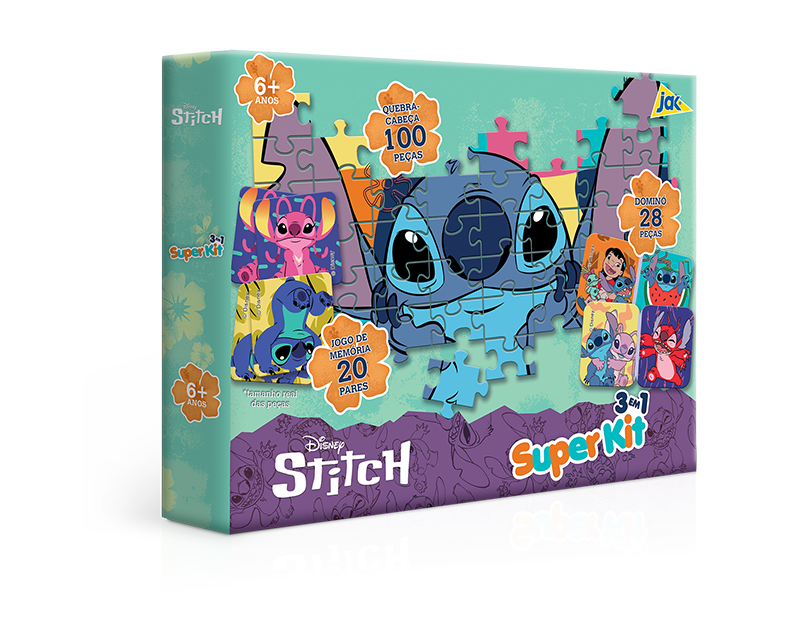 Super Kit Stitch - Blanc Toys - Onde brincar vai além da imaginação