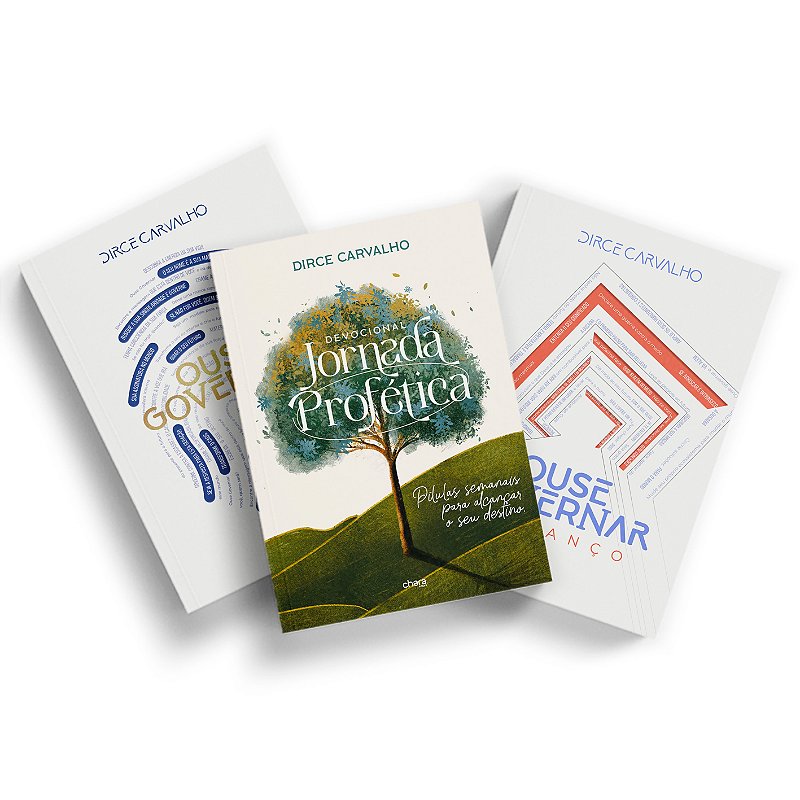 KIT DIRCE CARVALHO - Livros de JB Carvalho, Bill Johnson e Lisa Bevere • Editora Chara