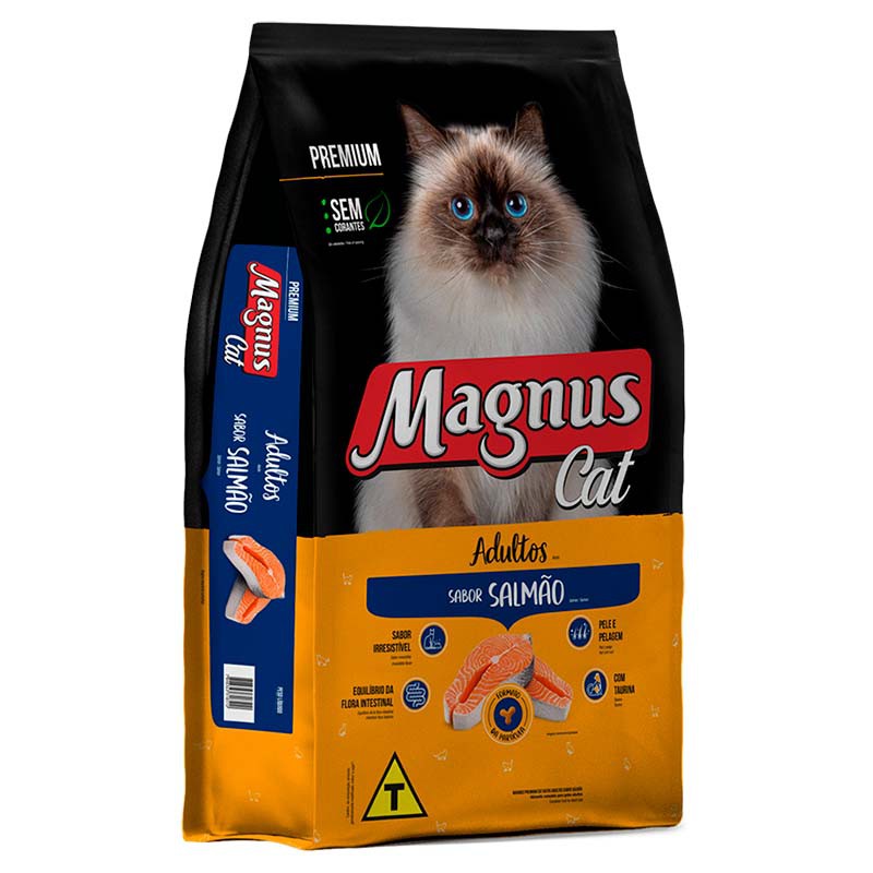 Magnus Premium Gatos Adultos Salmão 1kg - Nosso Armazém - Produtos pra ...