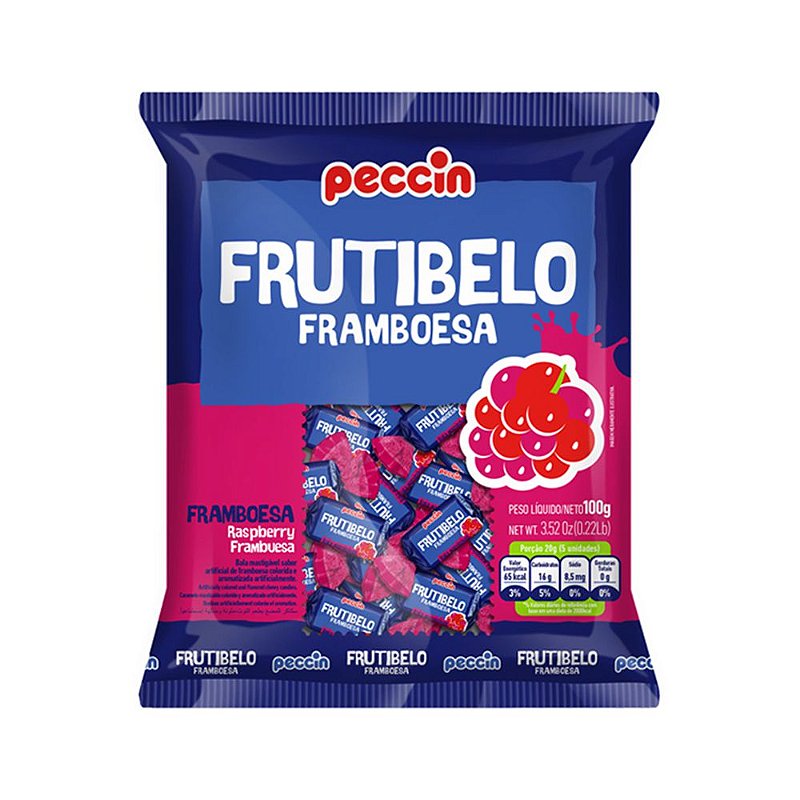 Bala Frutibelo Framboesa 100g - Nosso Armazém - Produtos pra você, sua ...