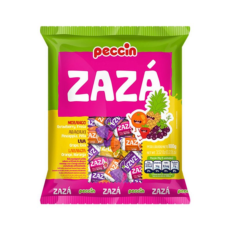 Bala Zazá Sortida 100g - Nosso Armazém - Produtos pra você, sua família ...