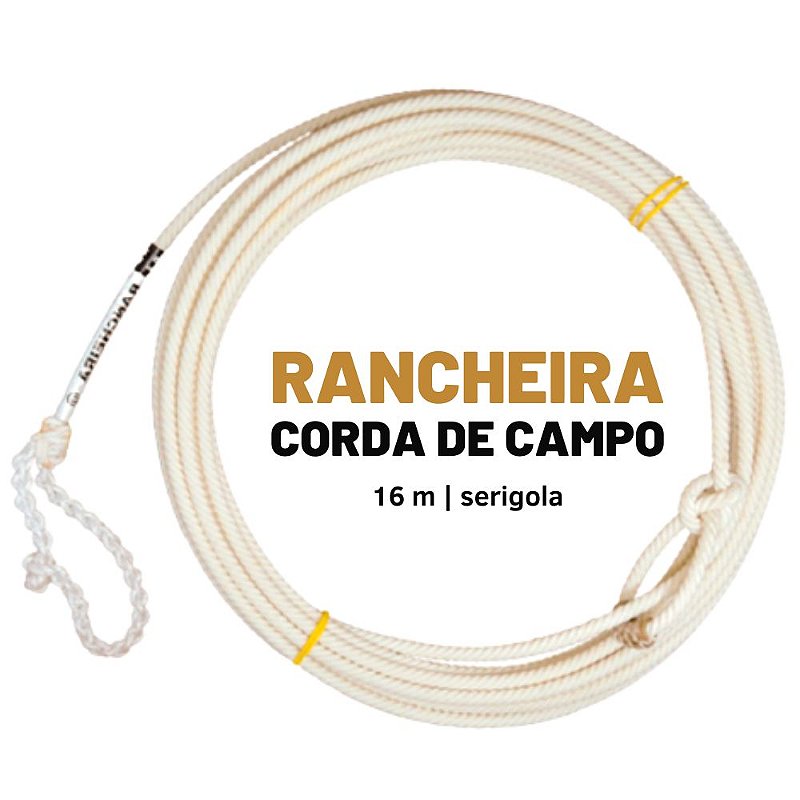 CORDA RANCHEIRA 4T - 16 MTS PRECISION ROPES - Loja Precision Ropes