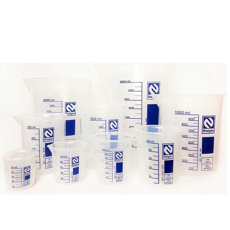 Becker Graduado em Polietileno Autoclavável 50ml - Laderquimica - Linha ...