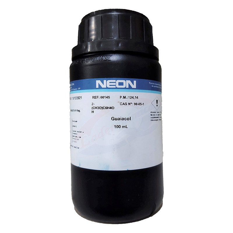 Guaiacol Puro 100Ml - Laderquimica - Linha completa de reagentes e ...
