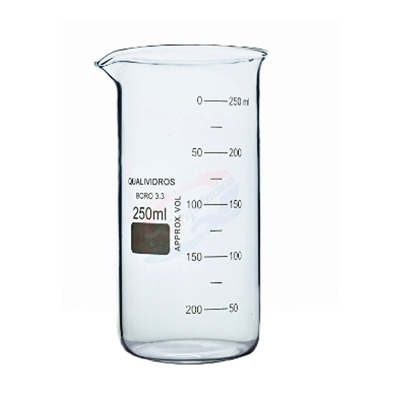 Copo Becker Graduado 400ml Forma Alta (Berzelius) Boro 3.3 ...