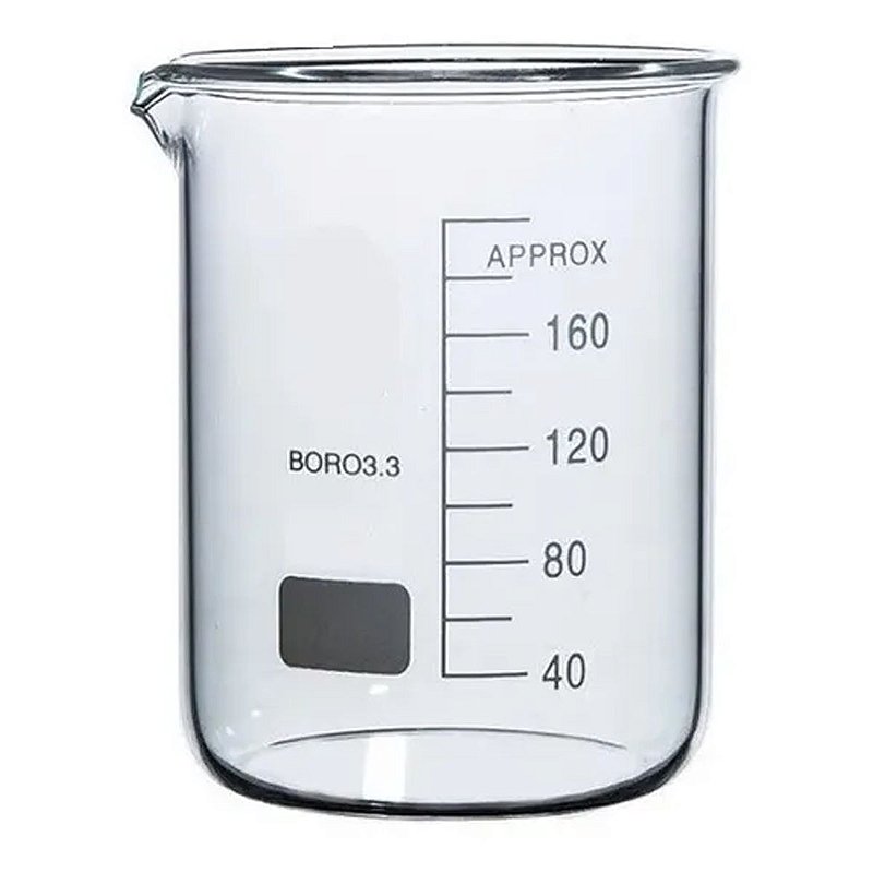 Becker graduado em vidro Cap.250ml - Laderquimica - Linha completa de ...