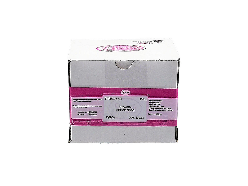 Nipagin ou Metilparabeno grau USP 500g - Laderquimica - Linha completa ...
