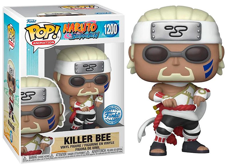 Funko Pop - Killer Bee Exclusivo - Naruto Shippuden (1200) - Geek Funko Pop