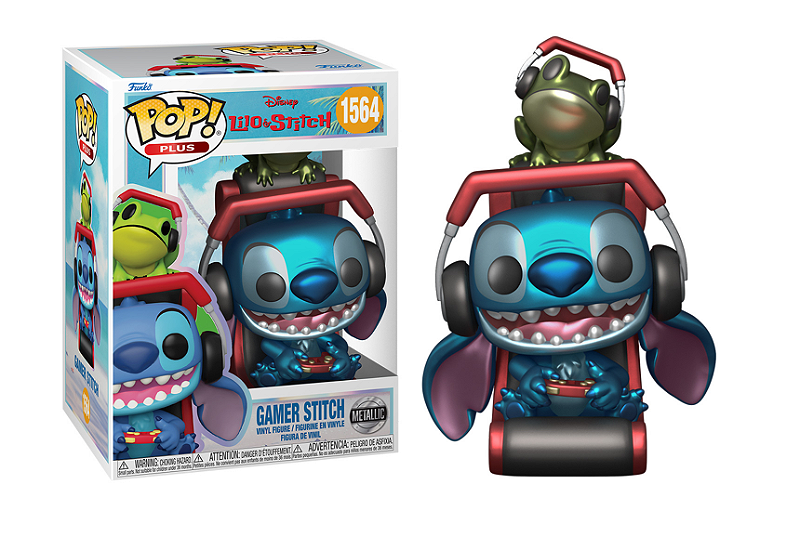 [#Pré-venda] - Funko Pop - Gamer Stitch Exclusivo - Disney Lilo ...