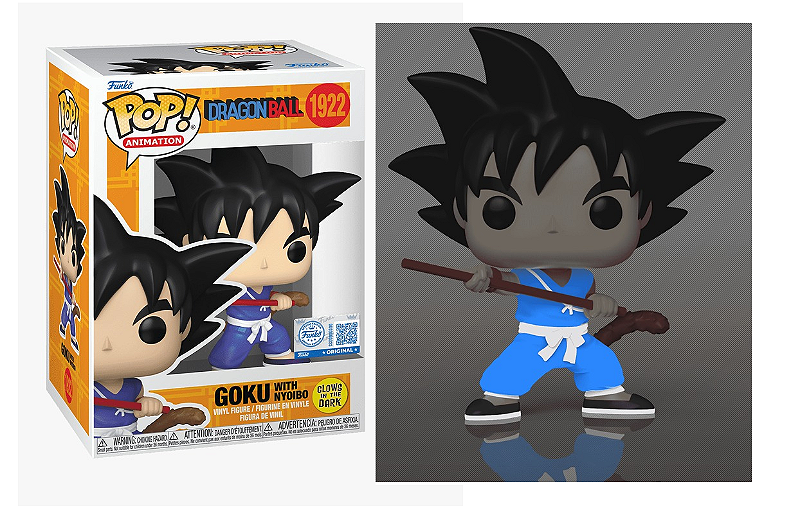 [#Pré-venda] - Funko Pop - Goku with Nyoibo Glow Exclusivo - Dragon Ball (1922) - Geek Funko Pop