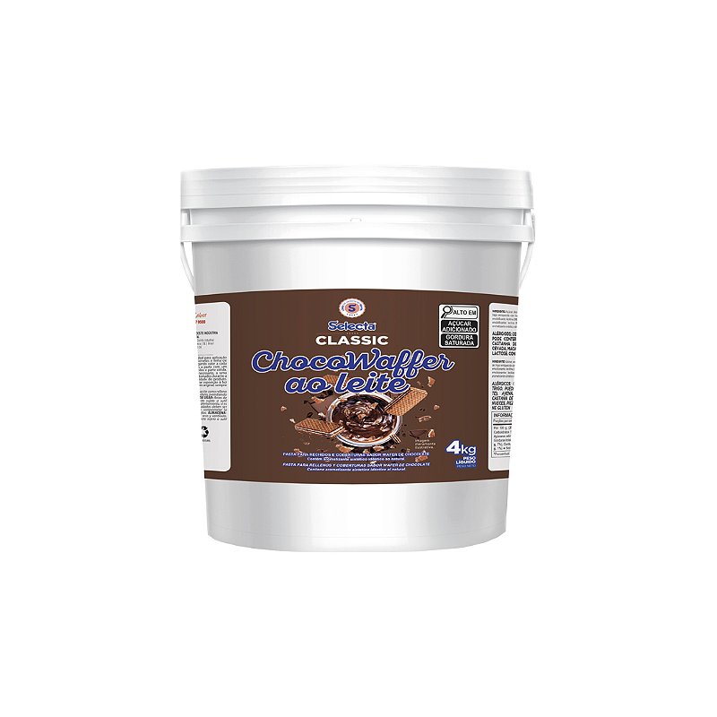 Selecta Chocowaffer ao Leite Classic 4 kg - Ameripan Distribuidora - Os ...