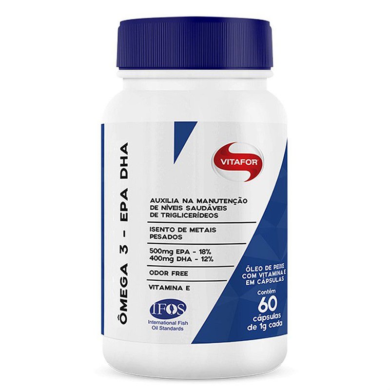 Ômega 3 Vitafor - 60 Cápsulas - Le Farma - Fortalecendo a vida