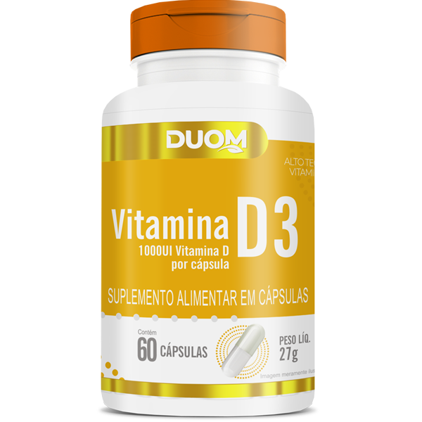 VITAMINA D3 - DUOM - Beleza da Terra
