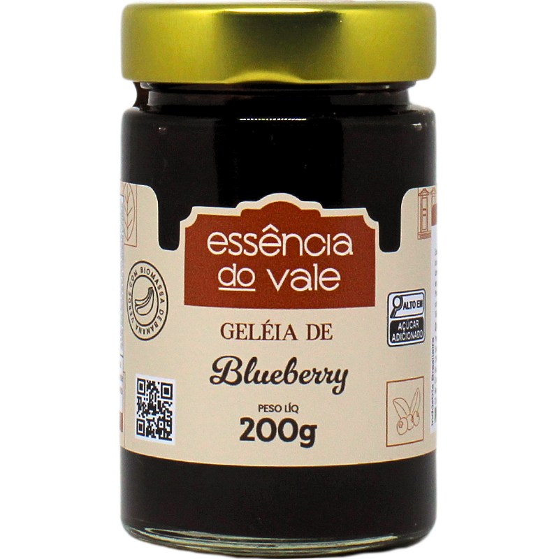 Geleia de Blueberry 200g | Essência do Vale - Essência do Vale - A Sua ...
