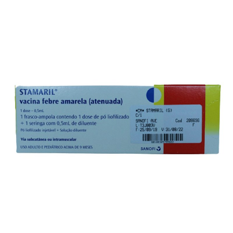 Febre Amarela - Stamaril - Vacinaclean