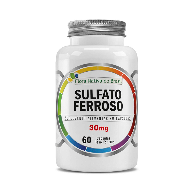 SULFATO FERROSO 500MG 60 CÁPSULAS - Floranativa - Natukura Produtos ...