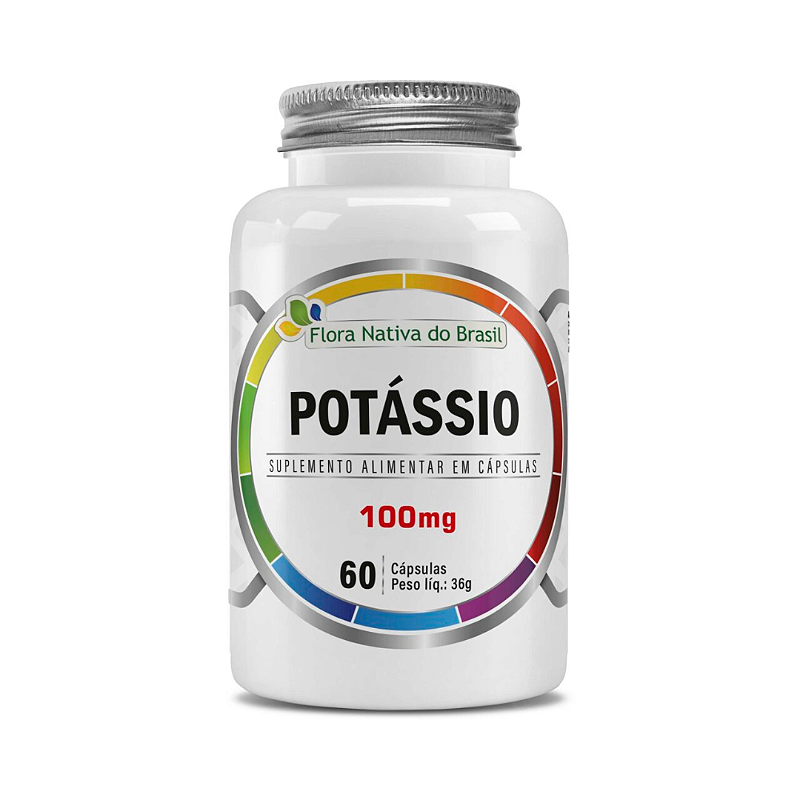Suplemento de Potássio 60 Cápsulas 100mg - Flora Nativa - Natukura ...