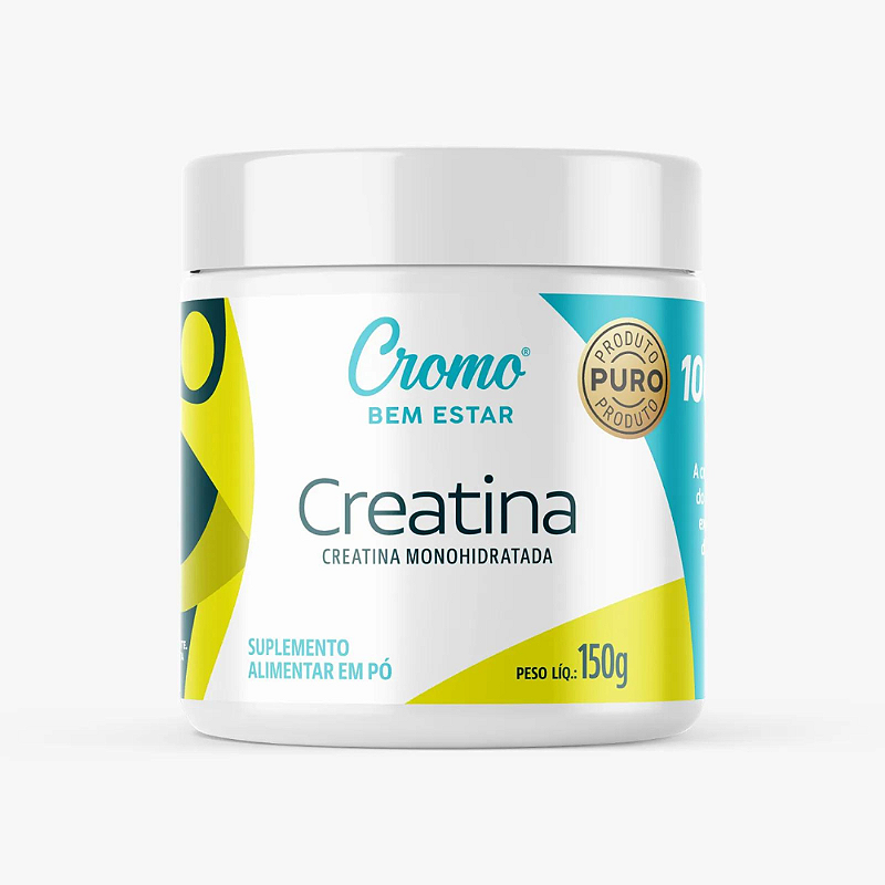 Creatina Monohidratada 150g Cromo Bem Estar - Natukura Produtos Naturais
