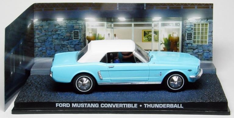 007 James Bond - Ford Mustang Convertible - Thunderball - Minicars Brasil