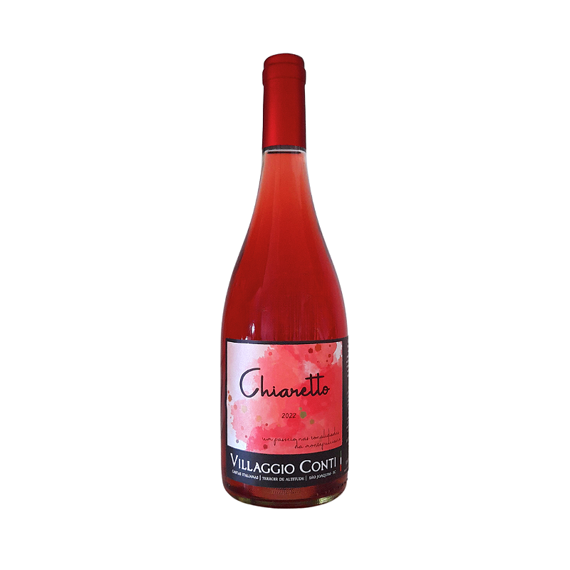 Vinho CHIARETTO Clarete Montepulciano 750ml VILLAGGIO CONTI - Vinícola ...