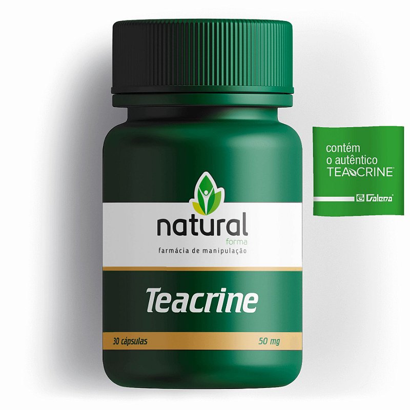 Teacrine 50mg - Natural Forma | Farmácia de Manipulação Online