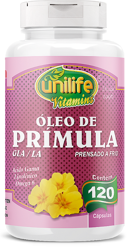 Óleo de prímula - 120 cáps - Suplementos, Vitaminas e Florais ...