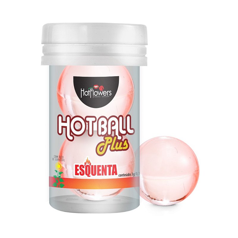 HOT BALL PLUS FUNCIONAL ESQUENTA C/ 2 UNIDADES - New Day Distribuidora