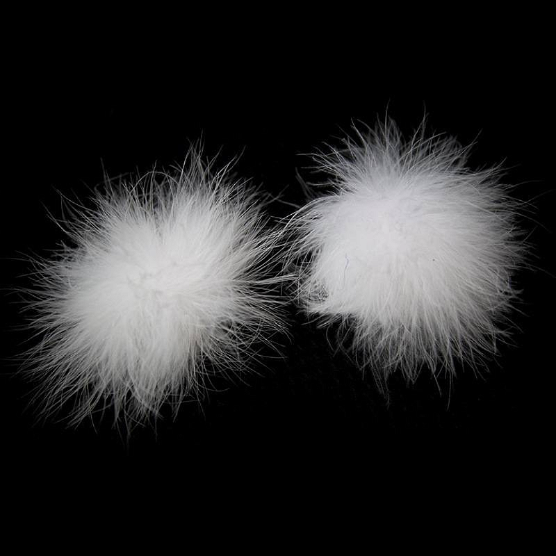 PROTETOR DE MAMILO EM POMPOM BRANCO - New Day Distribuidora