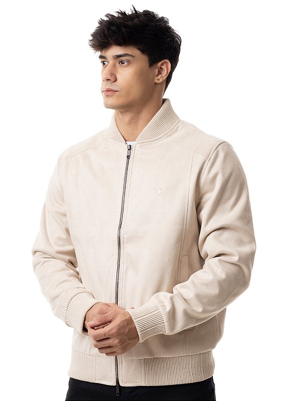 Jaqueta bomber masculina myr suede - MYROFICIAL