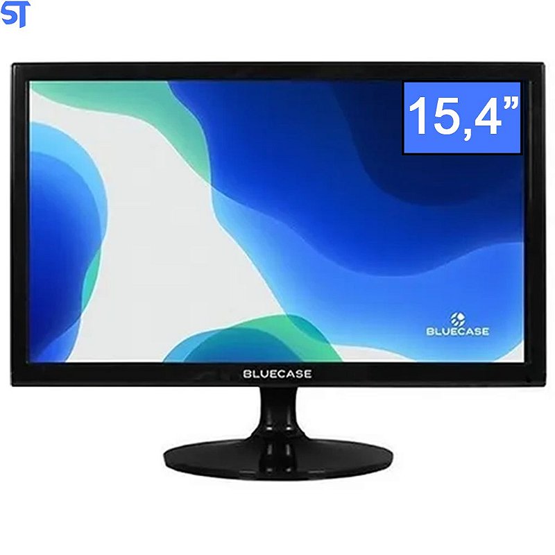 Monitor LED 15,4" Polegadas Bm154k2hvw Bluecase - Hdmi / Vga - SobralTech