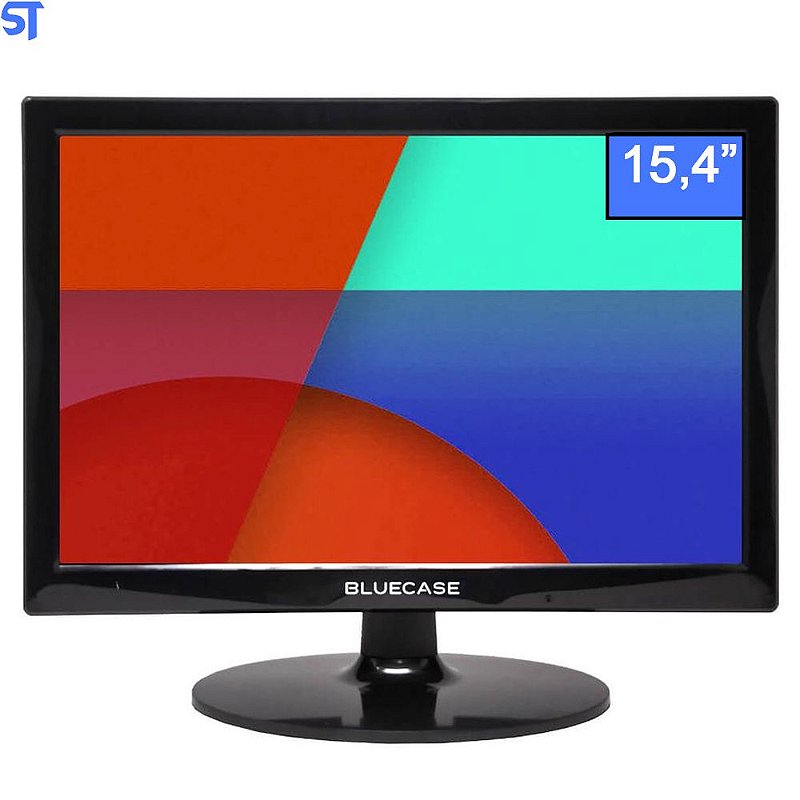 Monitor LED 15,4" Polegadas BM154D4VW Bluecase - VGA - SobralTech