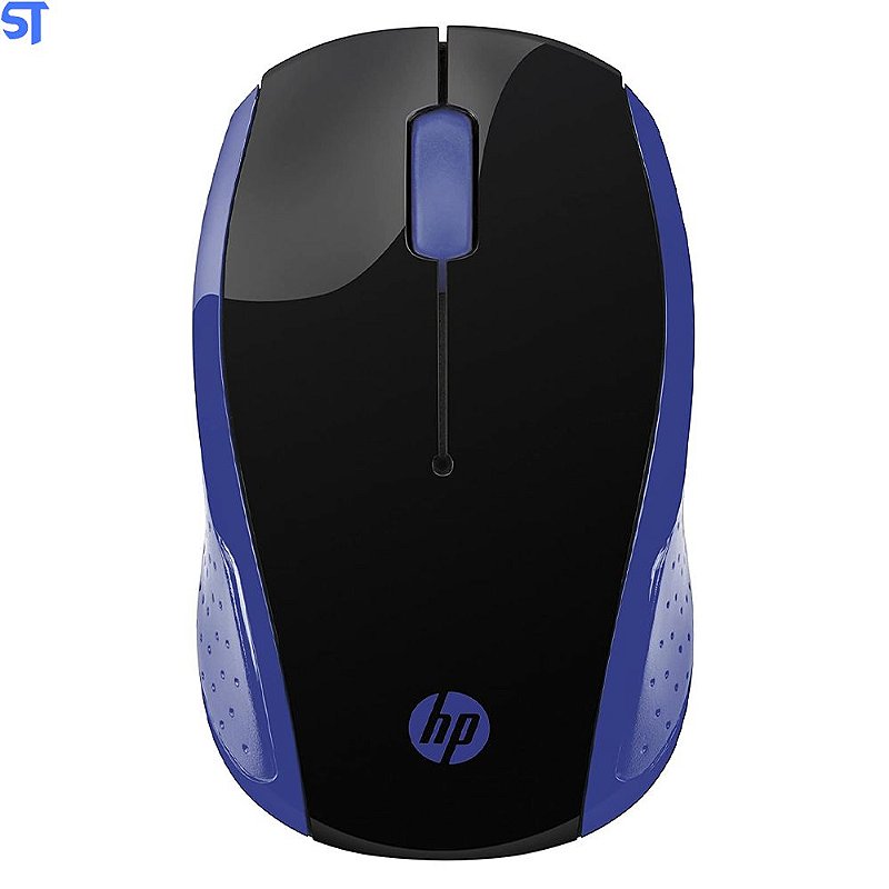 Mouse Sem Fio HP Óptico 1000DPI 200 Oman Azul - SobralTech