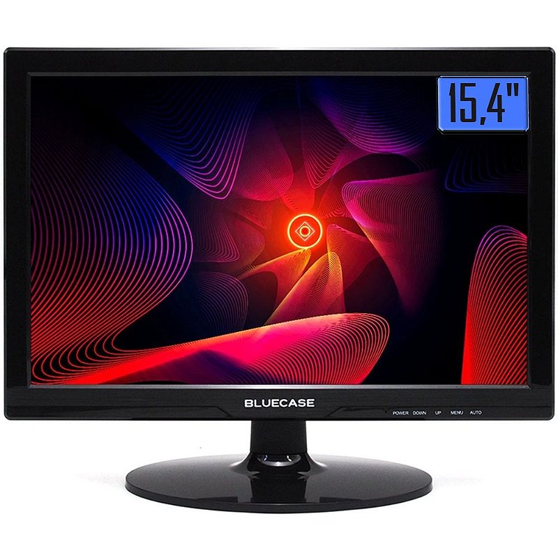 Monitor LED 15,4" BM154X5HVW Bluecase - WXGA / HDMI / VGA / Preto ...