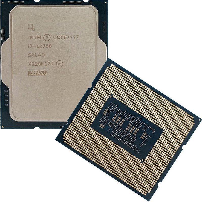 Processador Intel Core i7-12700, Cache 25MB, 2.1GHz (4.9GHz Max Turbo), LGA 1700 - BX8071512700 ...