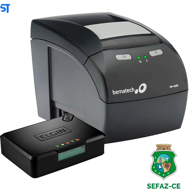 Kit PDV Modulo Fiscal Mfe Ceará Elgin Smart Com Impressora Térmica 80 ...