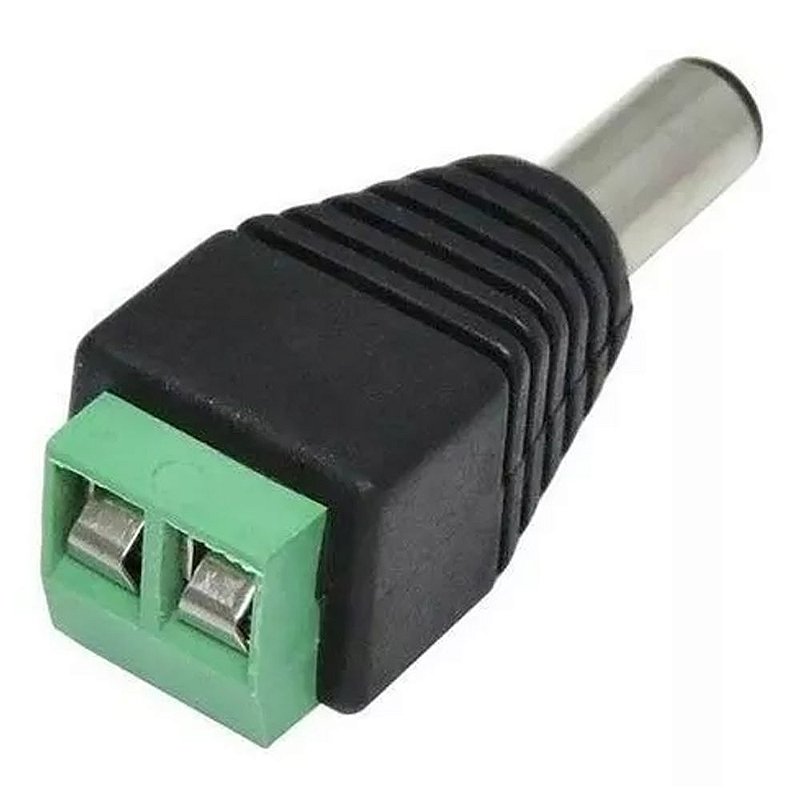 Conector BNC Plug P4 Macho Para Sistemas CFTV - SobralTech