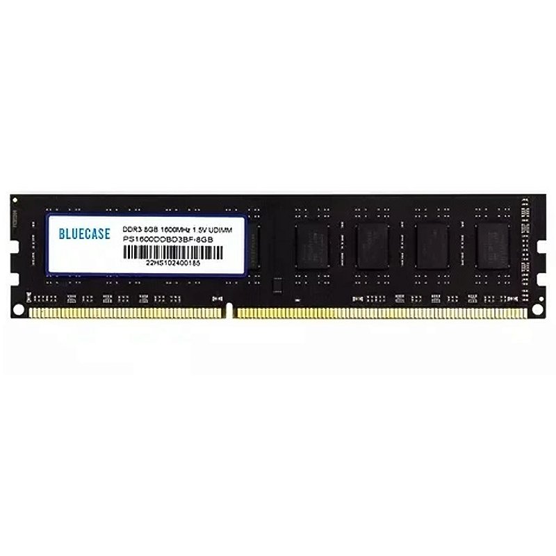 Memoria Ram Desktop 8GB 1600MHZ DDR3 Long Dimm 1.5V Dual Rank Bluecase PN BML3D16M15V11/8G ...