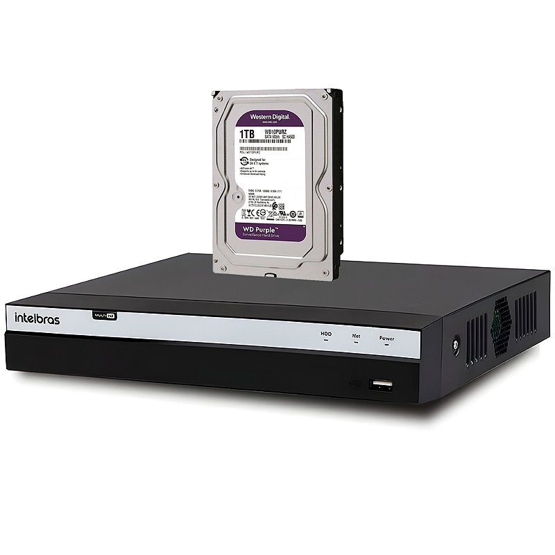 DVR Gravador de Vídeo Digital Com 4 Canais, Intelbras MHDX 3104, Com HD ...