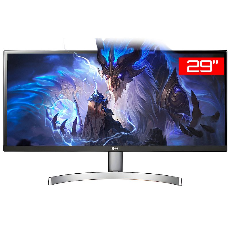 Monitor LG 29' IPS, Ultra Wide, Full HD, HDMI, VESA, HDR 10, 99% sRGB ...