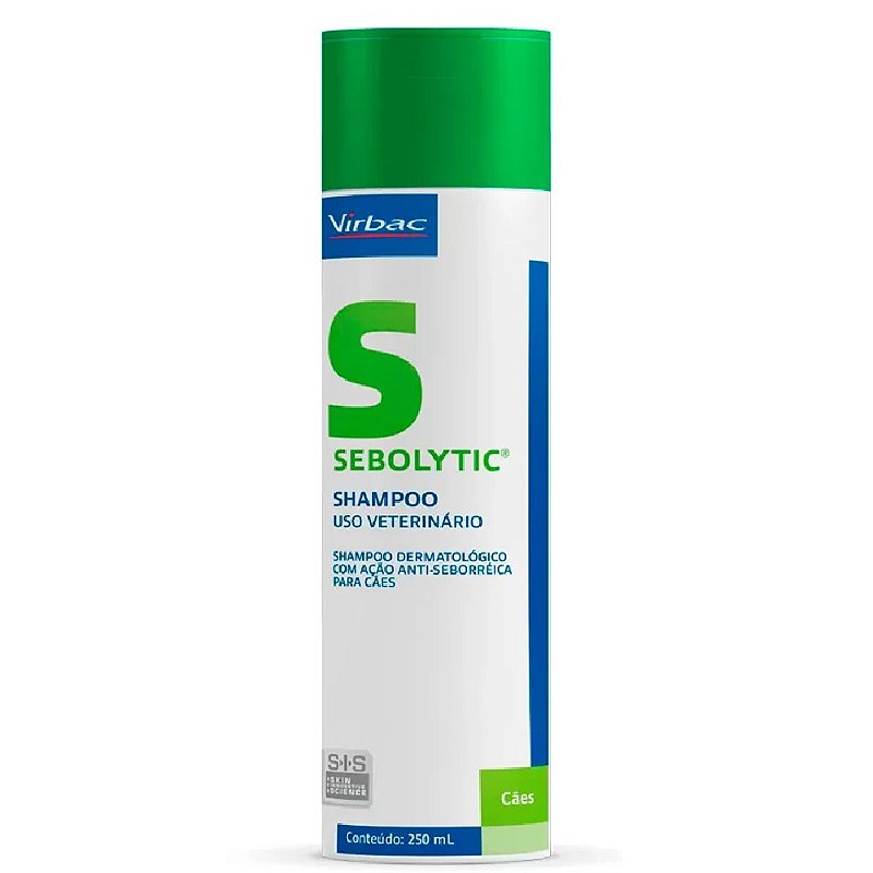 Sebolytic Shampoo Dermatológico Seborreia Oleosa 250ml Virbac ...
