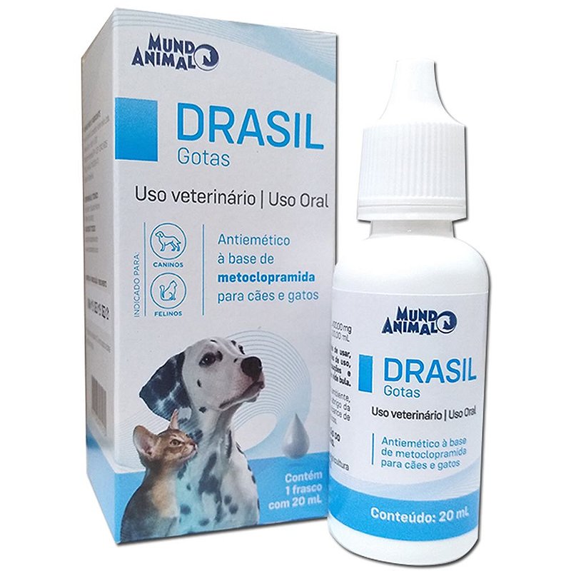 Drasil Antiemético 20ml - Mundo Animal - AmorePets - O Shopping do seu ...